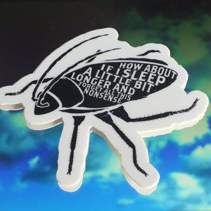 Franz Kafka the Metamorphosis Quote Classic Literature Die Cut Sticker ...
