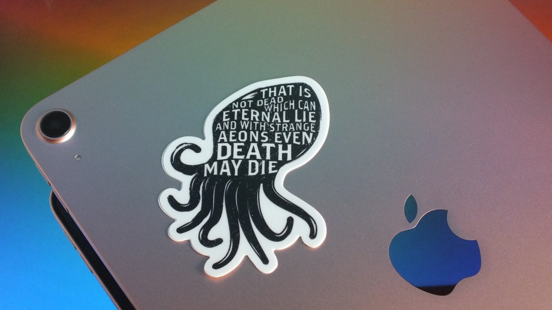 Classic Cosmic Horror HP Lovecraft Cthulhu Quote Literature Die Cut ...