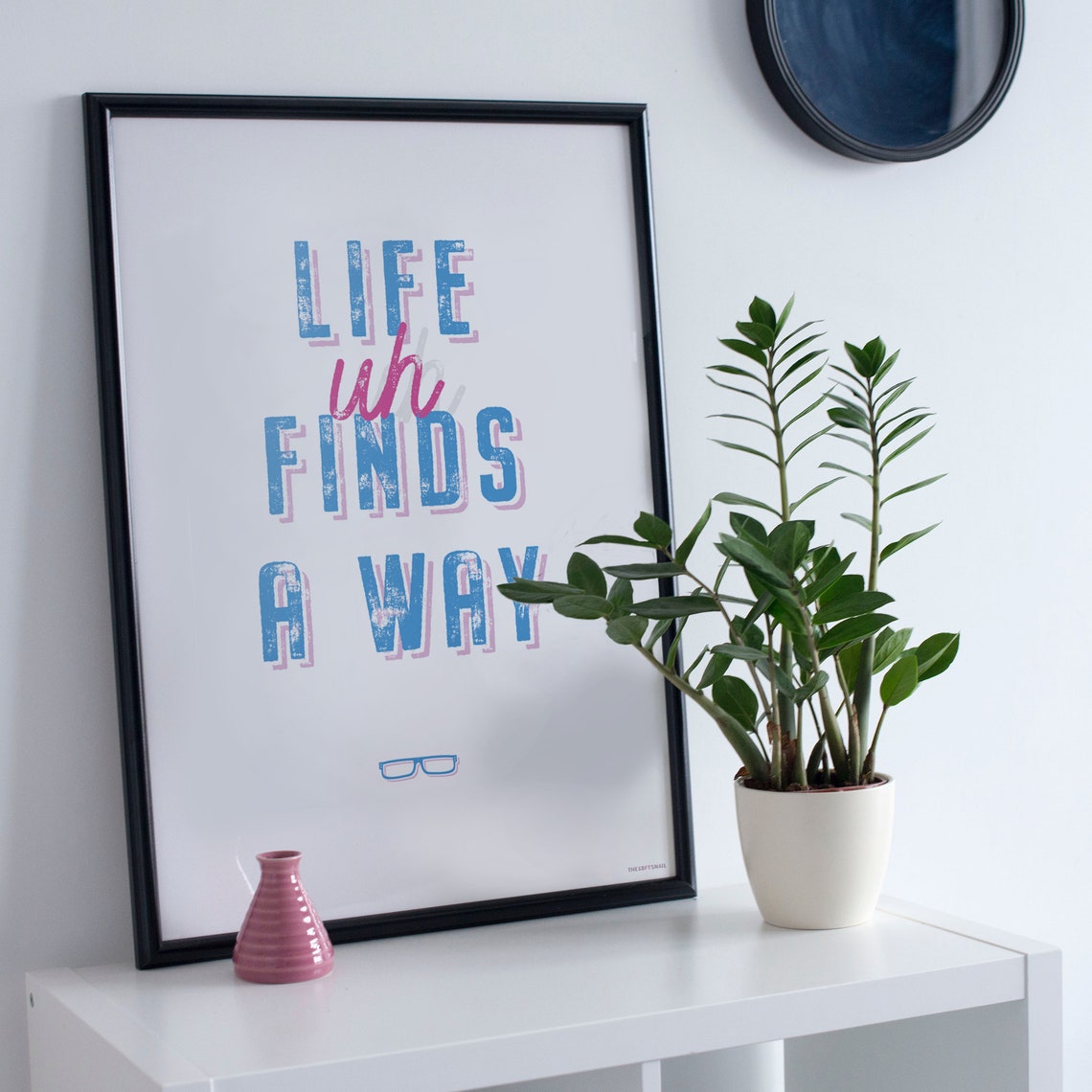 Life Uh Finds A Way Jurassic Park Movie Quote Wall Decor - Etsy UK
