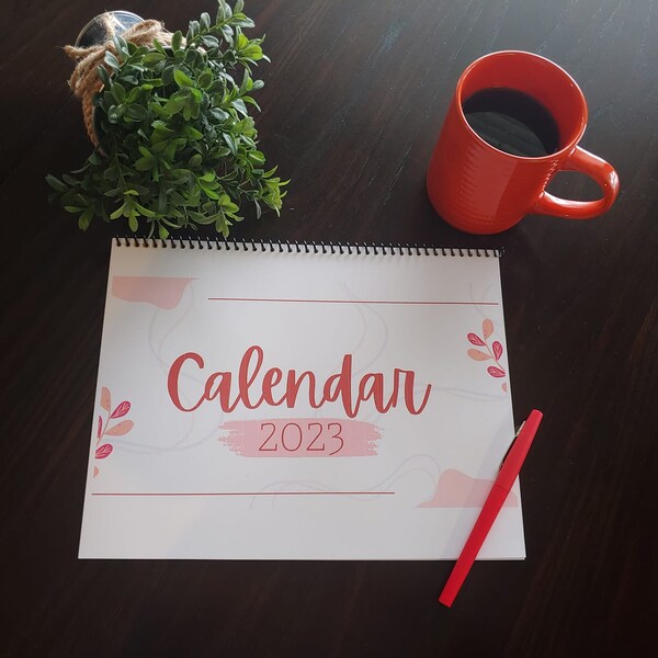 Desk Spiral Bound Calendars - Etsy