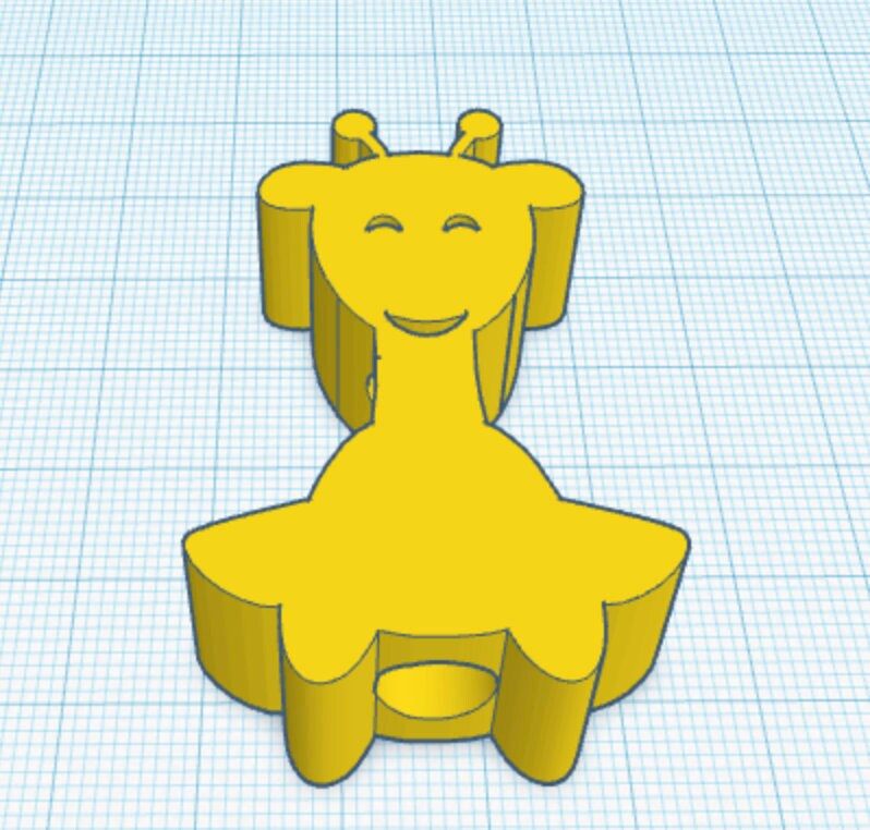 Giraffe Straw Topper , STL File for Printing Make Your Own Straw Buddy ...