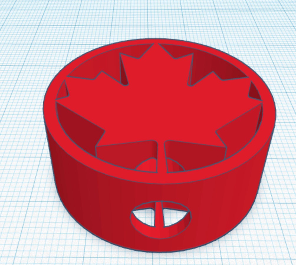 Canadian Maple Leaf Straw Topper Straw Topper , STL File for Printing ...