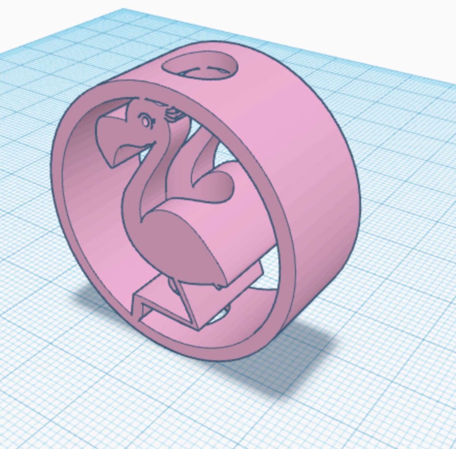Flamingo Straw Topper , STL File for Printing Make Your Own Straw Buddy ...