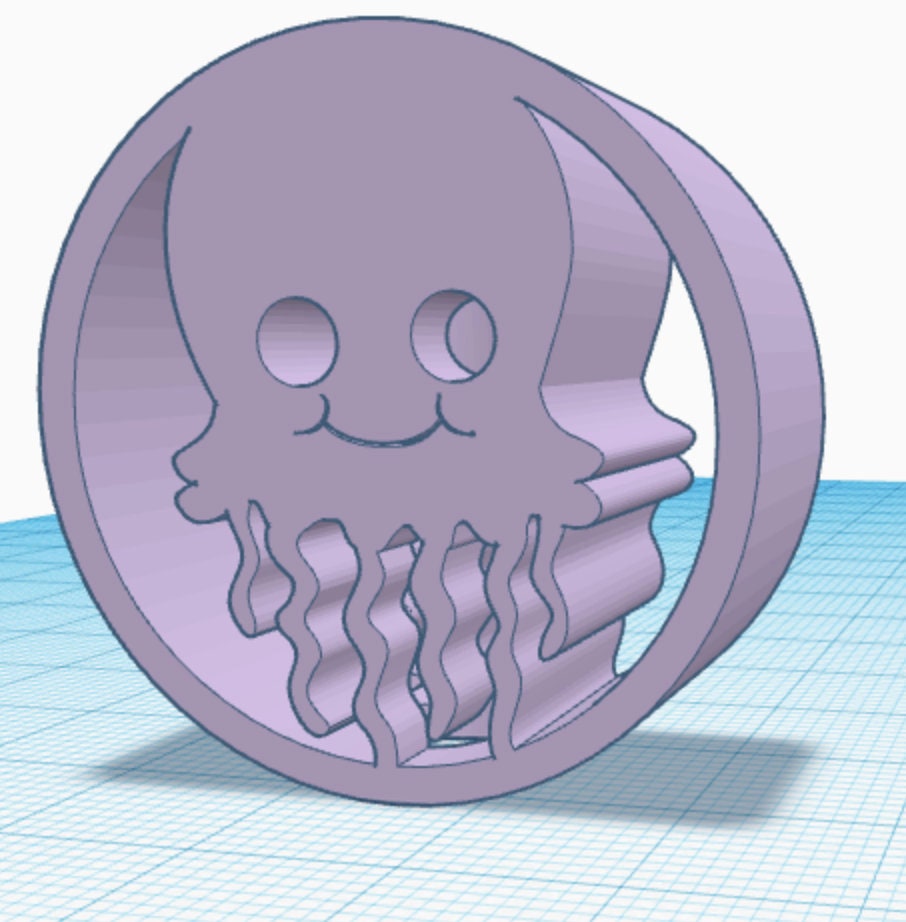 Jellyfish Straw Topper , STL File for Printing Make Your Own Straw ...