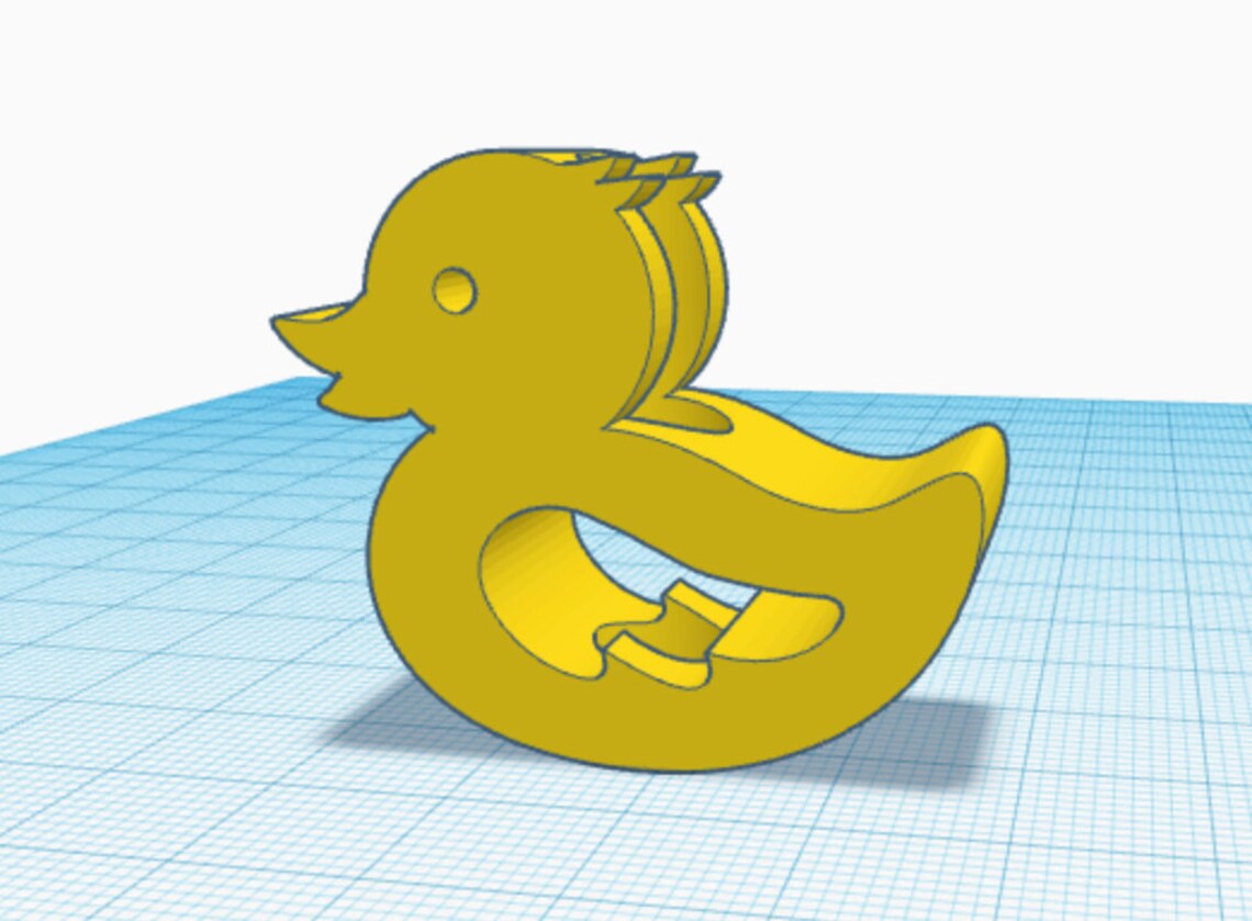 Little Duck Straw Topper, STL File for Printing Make Your Own Straw ...