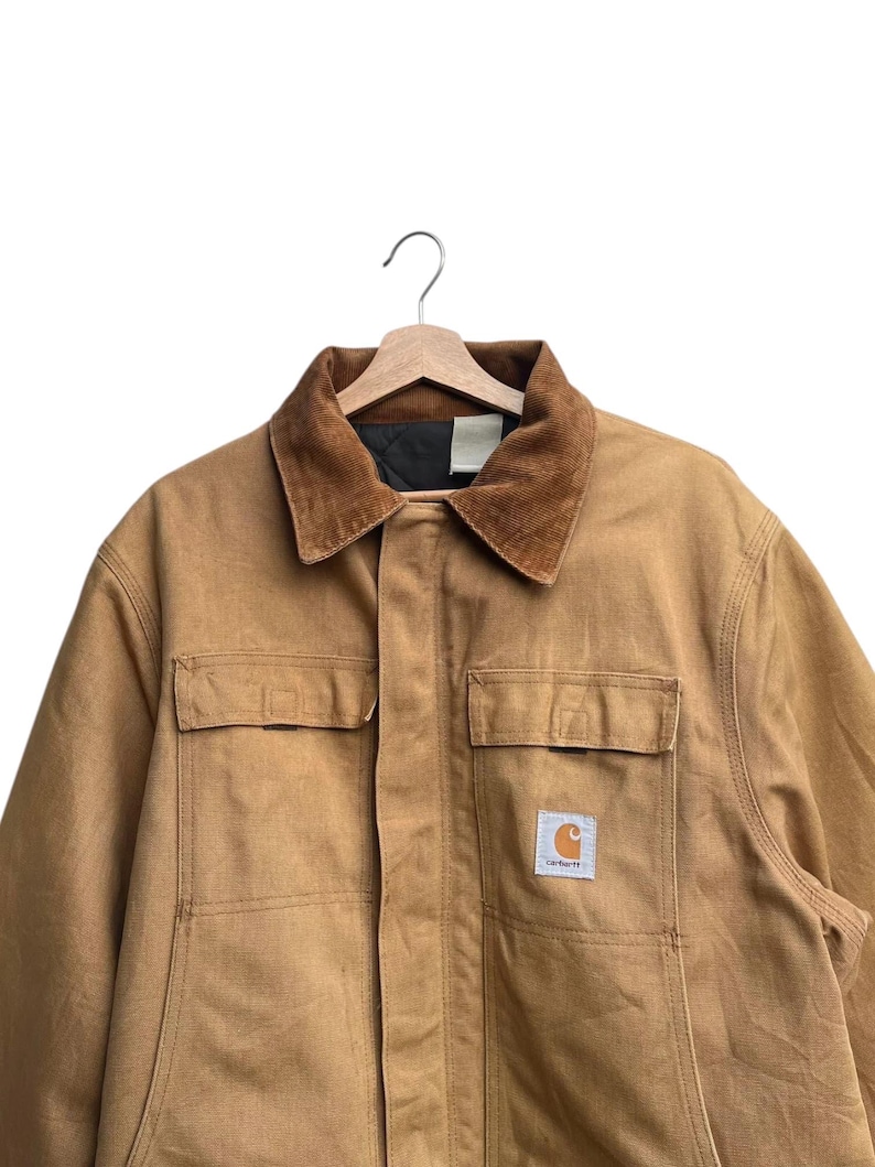 Carhartt Tan Duck Traditional C03 Jacket - Etsy