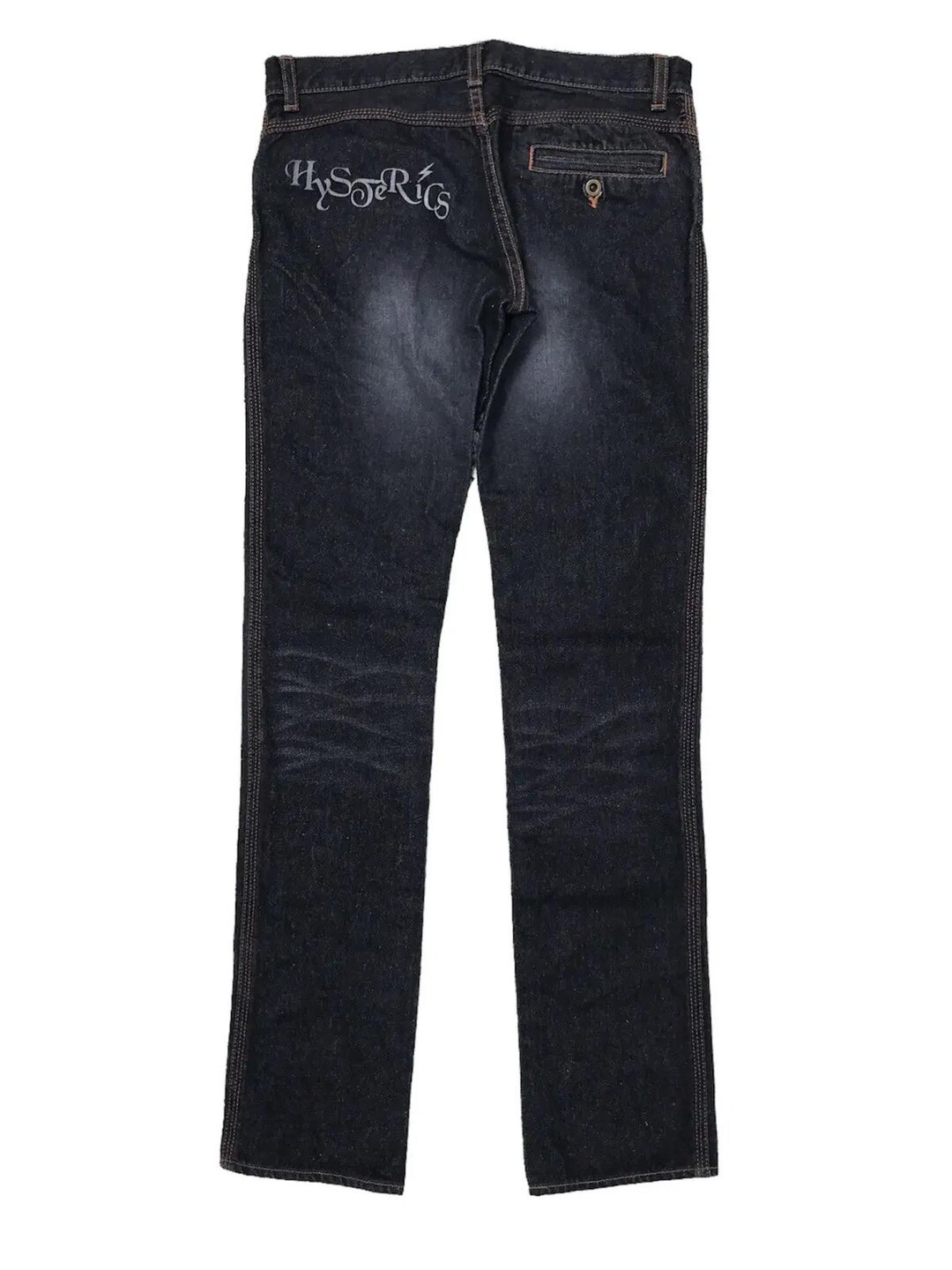 Vintage Hysterics Spell Out Logo Jeans Low Waist - Etsy