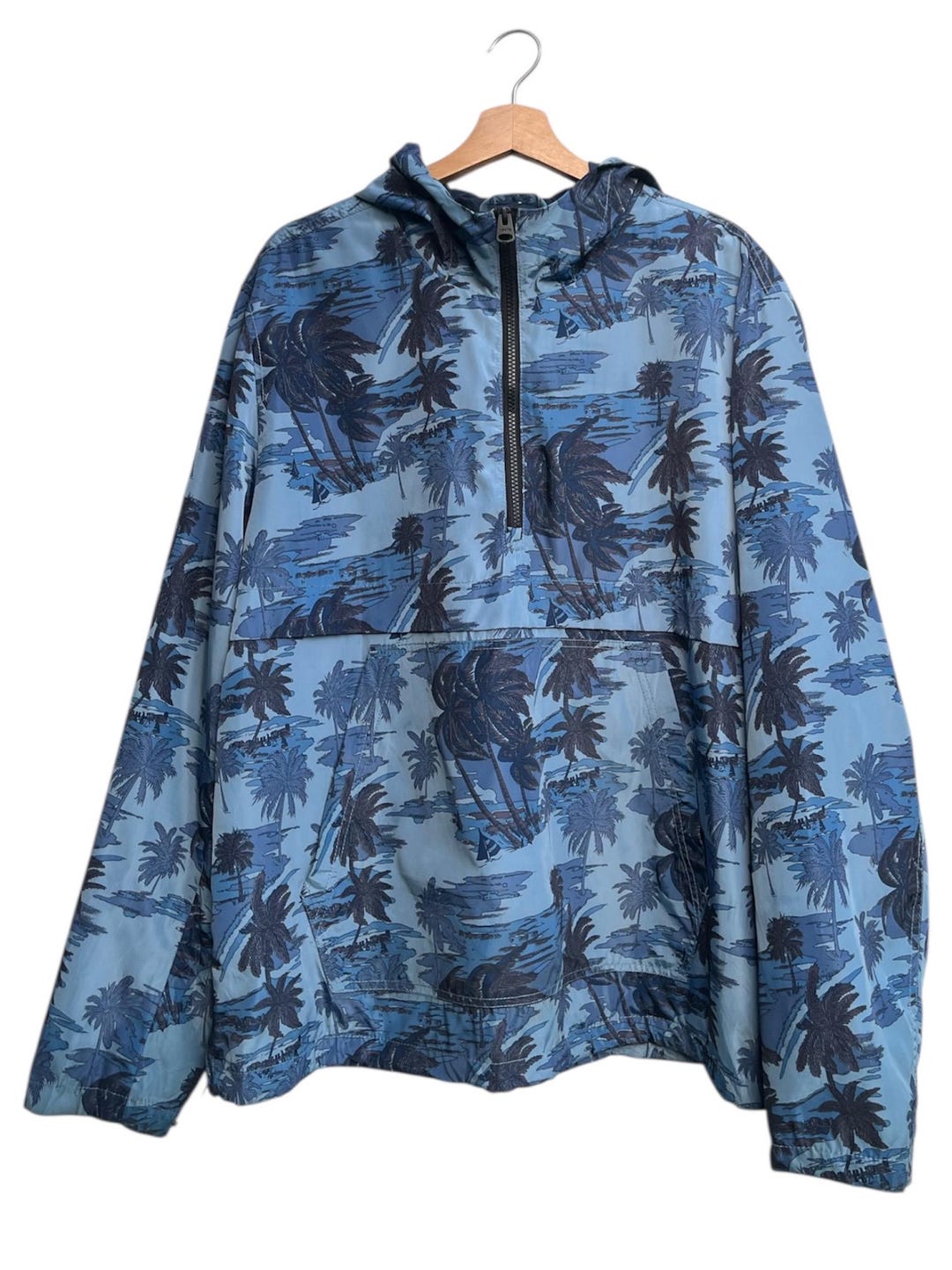 Levi's Hawaiian Print Windbreaker, Aloha Half Zip (XL) - Etsy