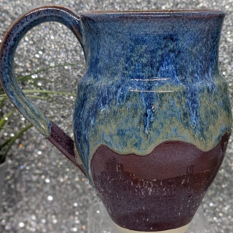 Colorful Hand Thrown Mug - Etsy