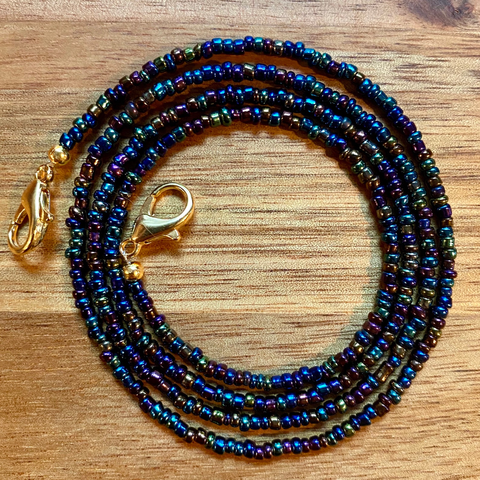 NEW COLORS! Beaded Mask Holder, Mask Chain, Bead Mask Lanyard, Adult ...