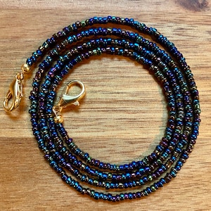 NEW COLORS Beaded Mask Holder Mask Chain Bead Mask Lanyard - Etsy