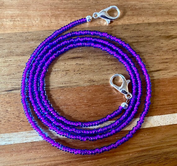 NEW COLOR Beaded Mask Holder Mask Chain Bead Mask Lanyard - Etsy