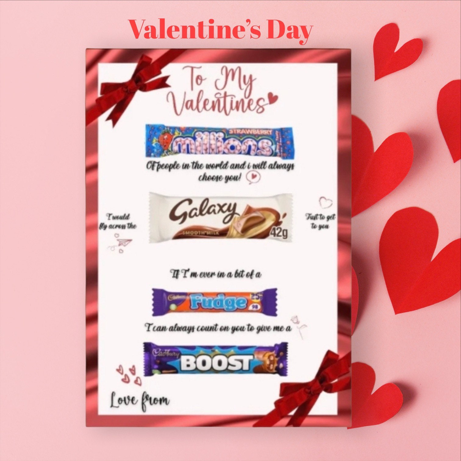 Candy Poems For Valentines Day