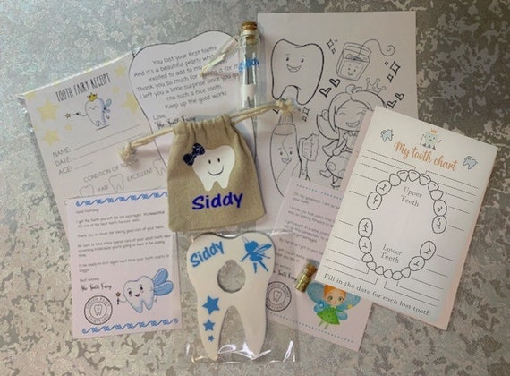 Tooth Fairy Keepsake for First Toothcoin Holdertooth | Etsy
