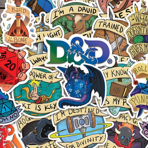 Dnd Stickers - Etsy