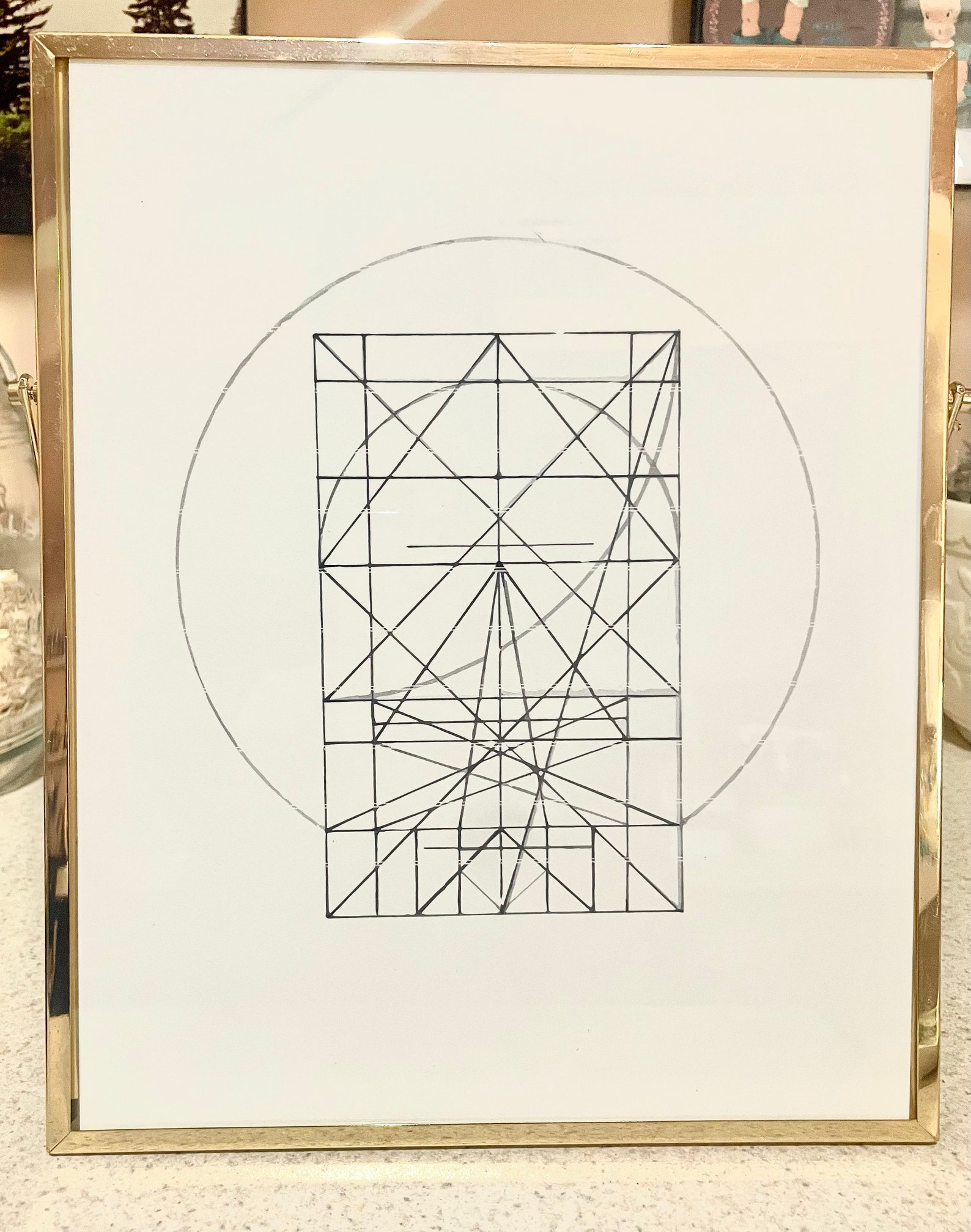 Sacred Geometry - Geo 01 BW - Etsy