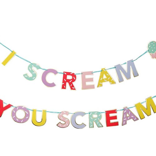 Ice Cream Banner - Etsy