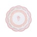 Pink Rose Pattern Plates - Etsy