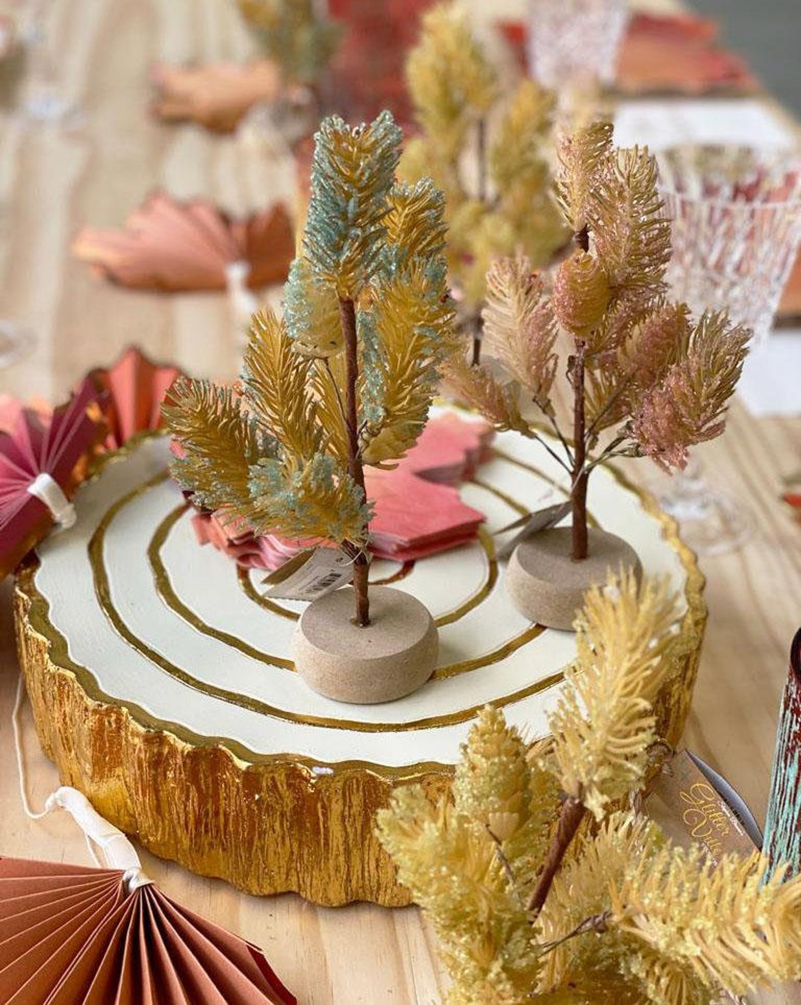 Vintage Twig Tree Set of 3 - Etsy