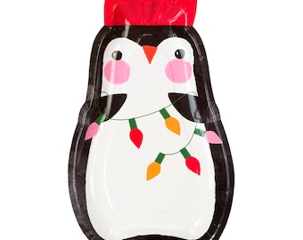 Penguin Plate | Etsy