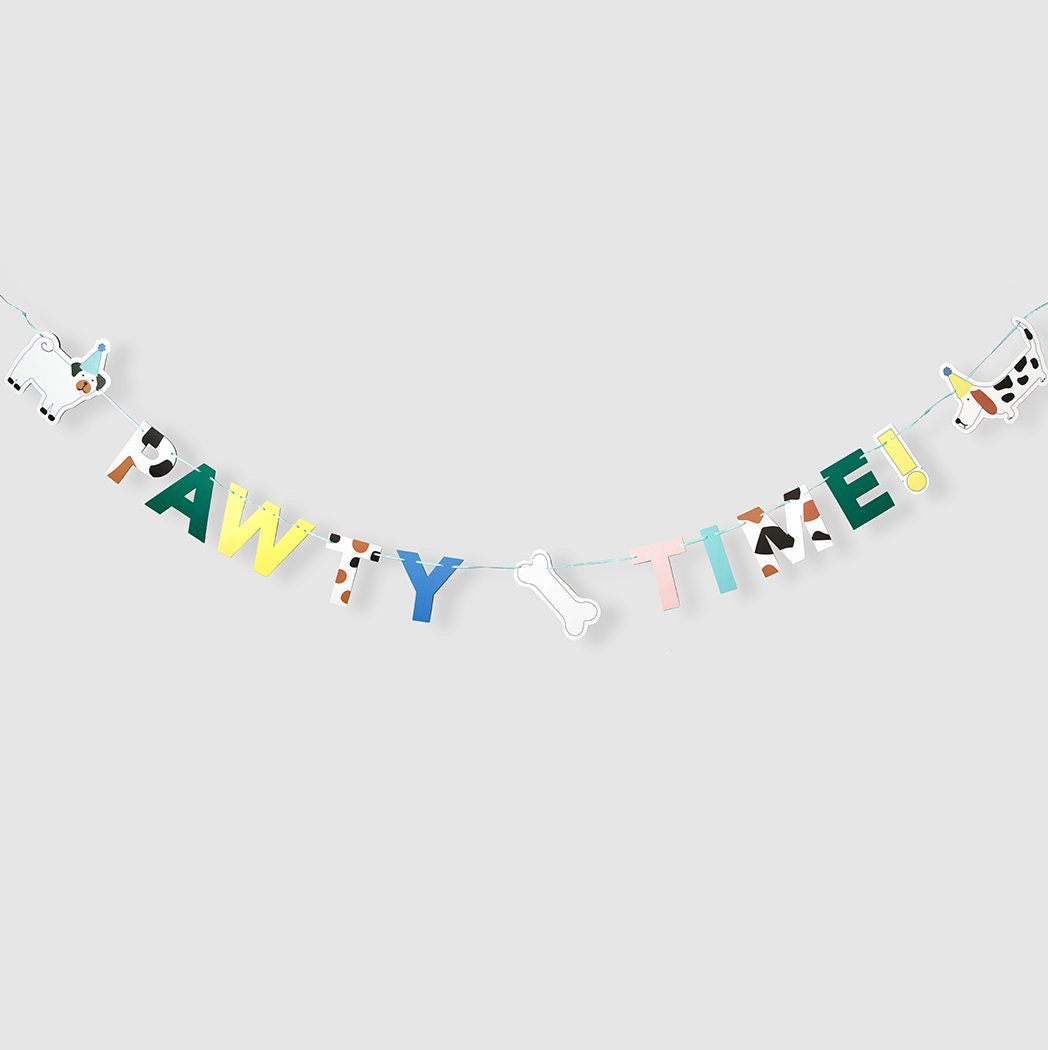 Pawty Time Banner - Etsy