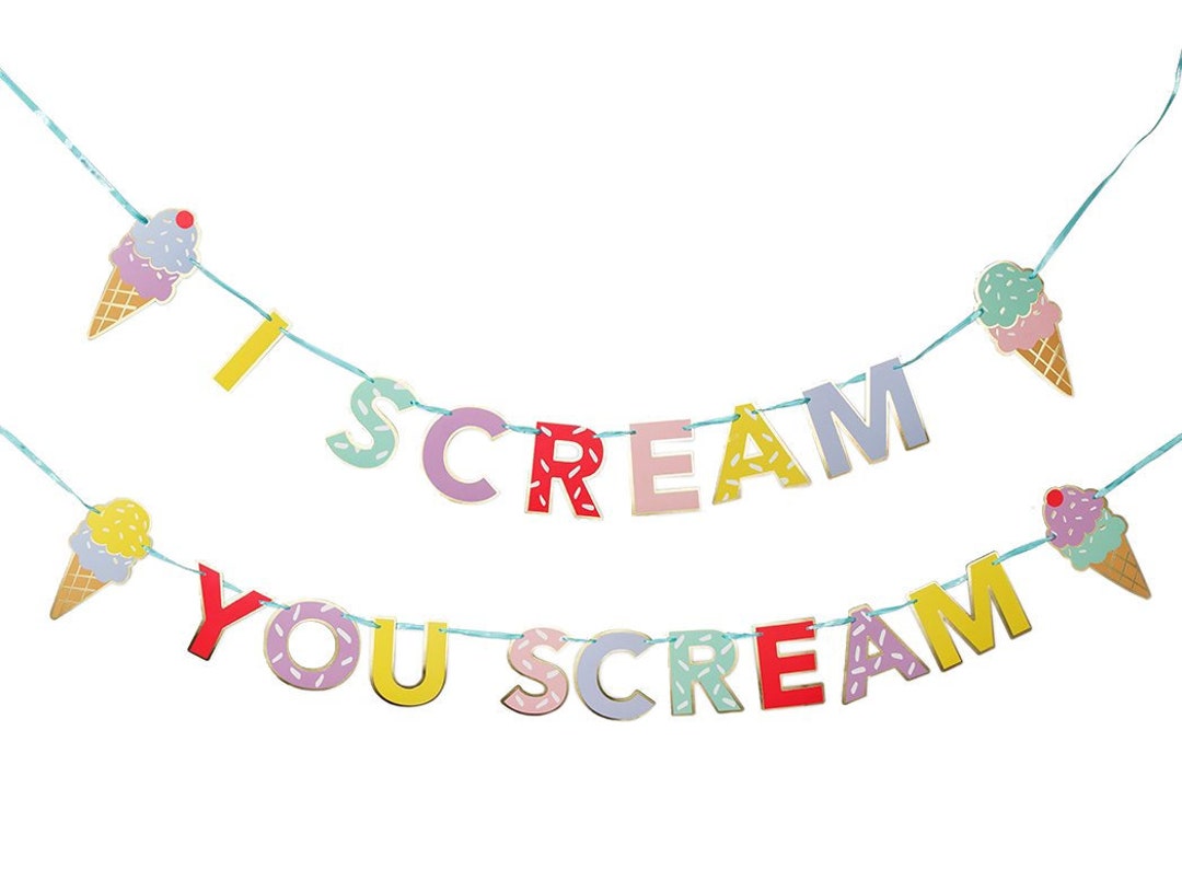 Ice Cream Banner - Etsy