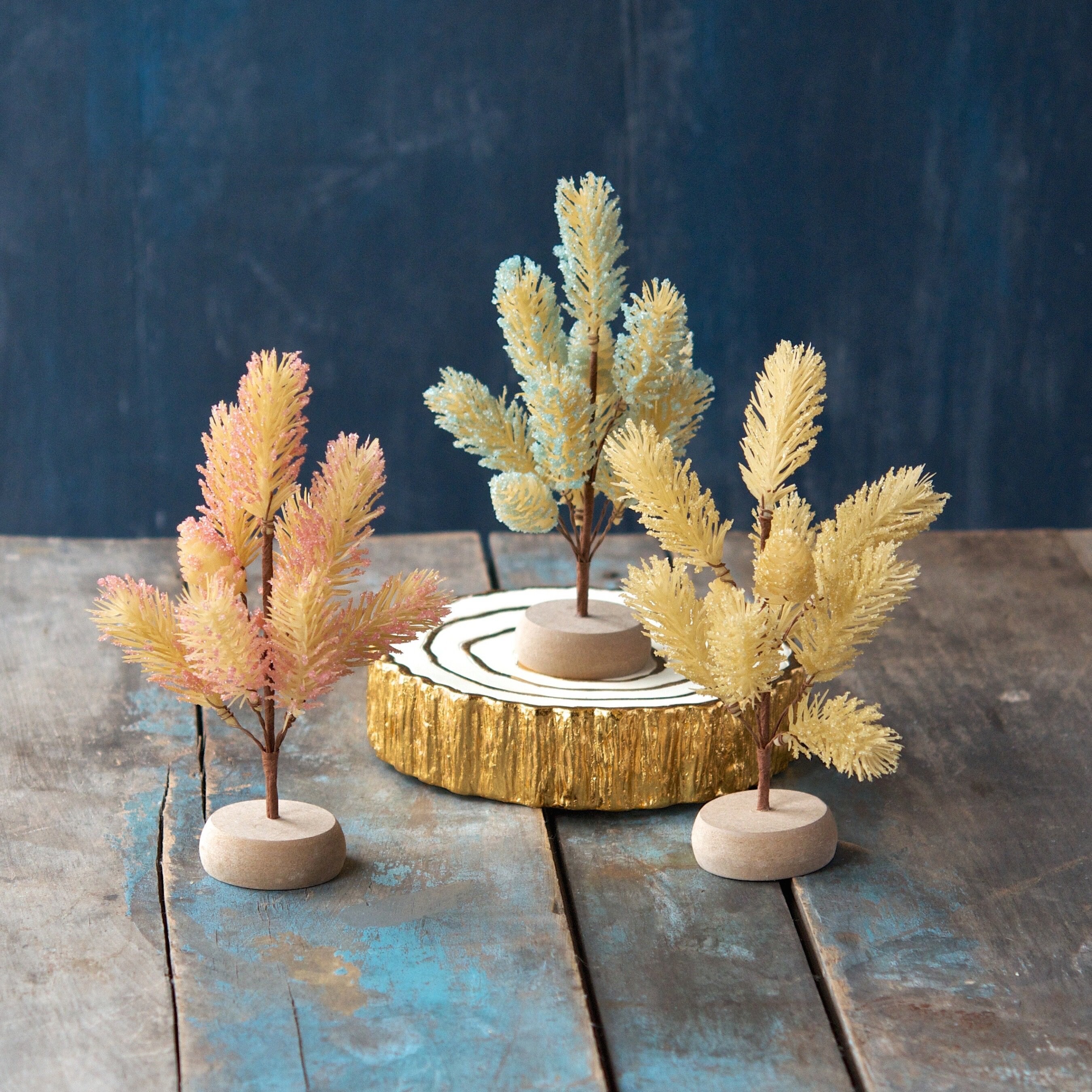 Vintage Twig Tree Set of 3 - Etsy