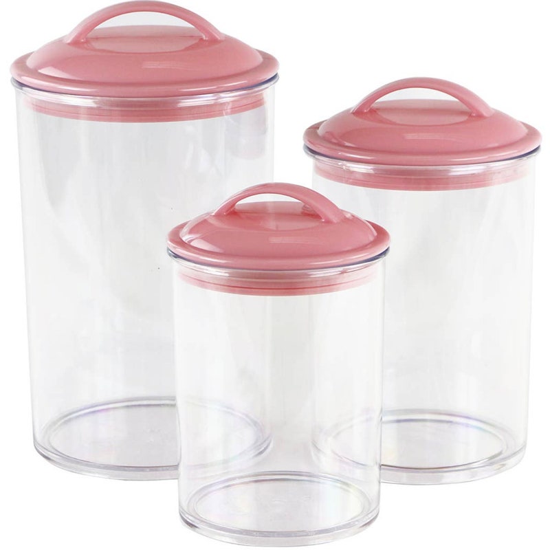 Pink Canisters - Etsy