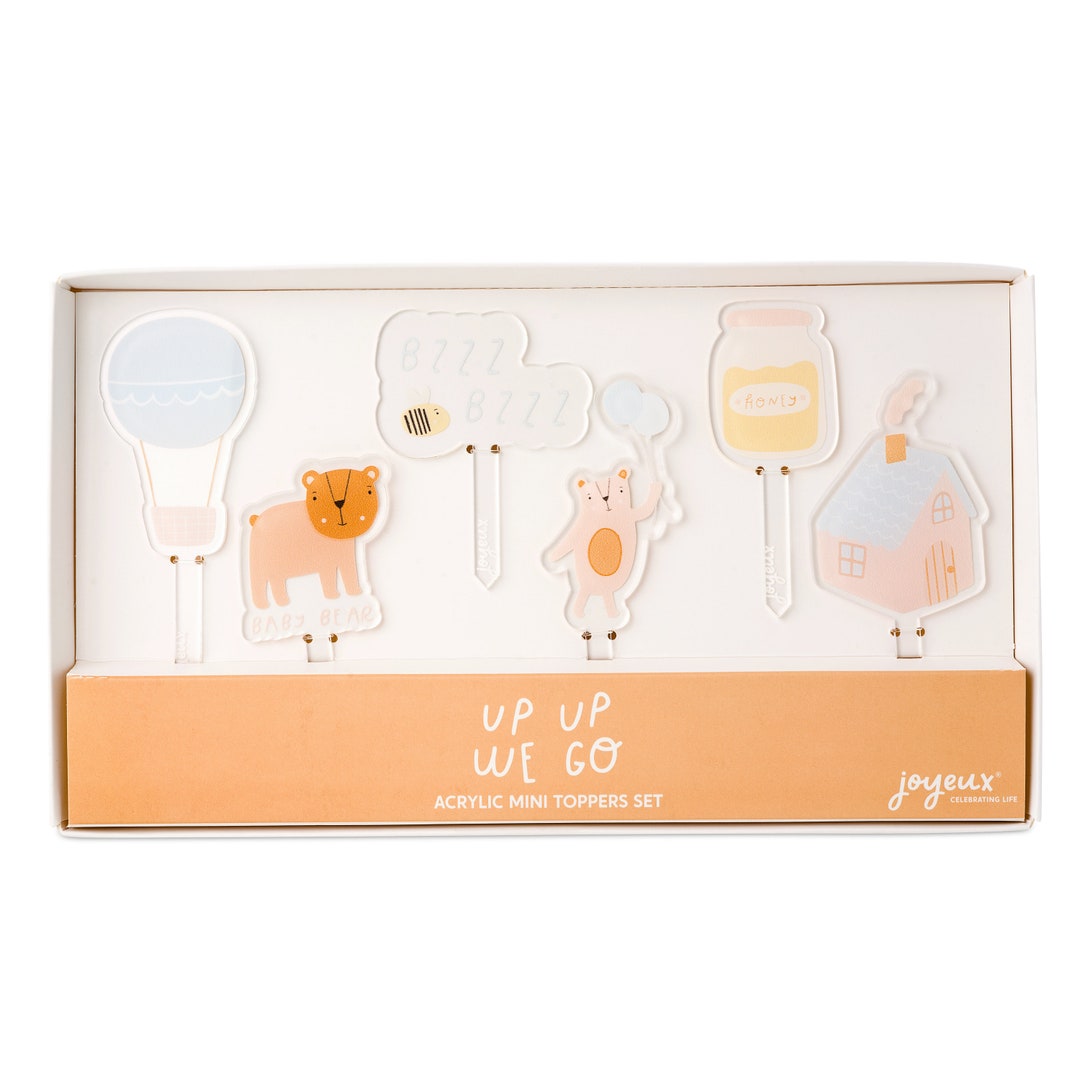 Up up We Go Acrylic Mini Topper Set - Etsy