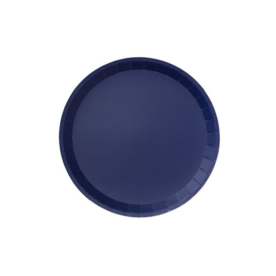 Navy Large Plates - Etsy