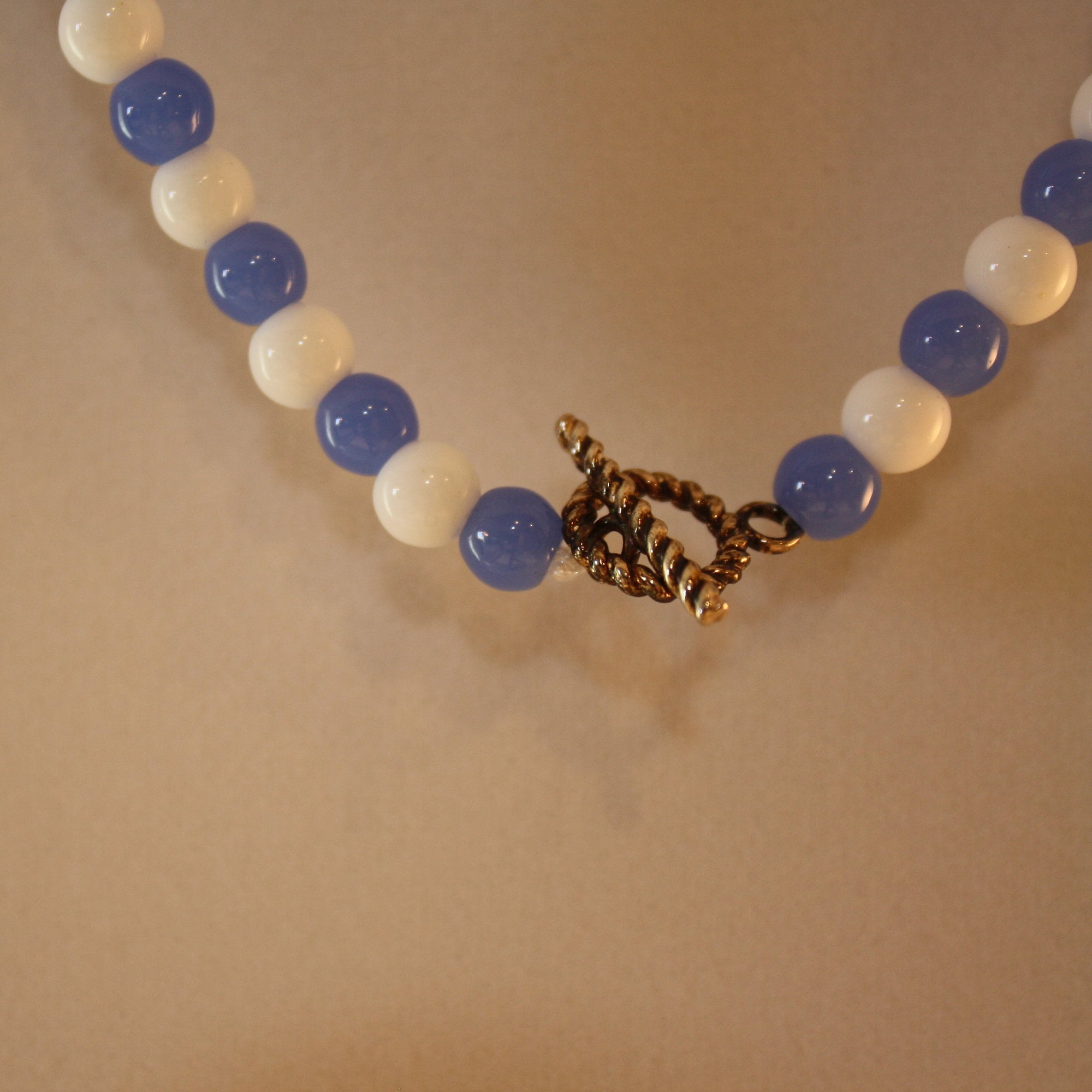 Collar con cuentas azules y turquesas - Etsy España