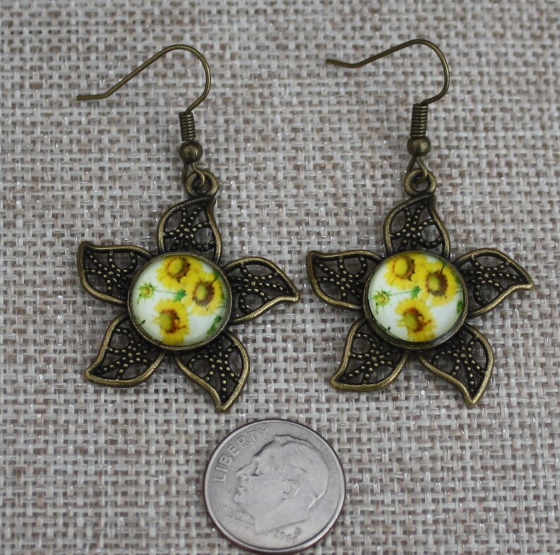 Yellow Sunflower in Flower Base - Etsy