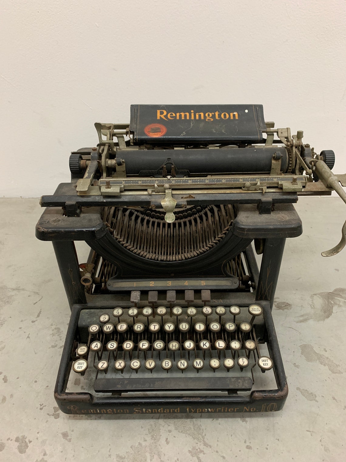 Antique/Vintage Remington Typewriter No10 | Etsy