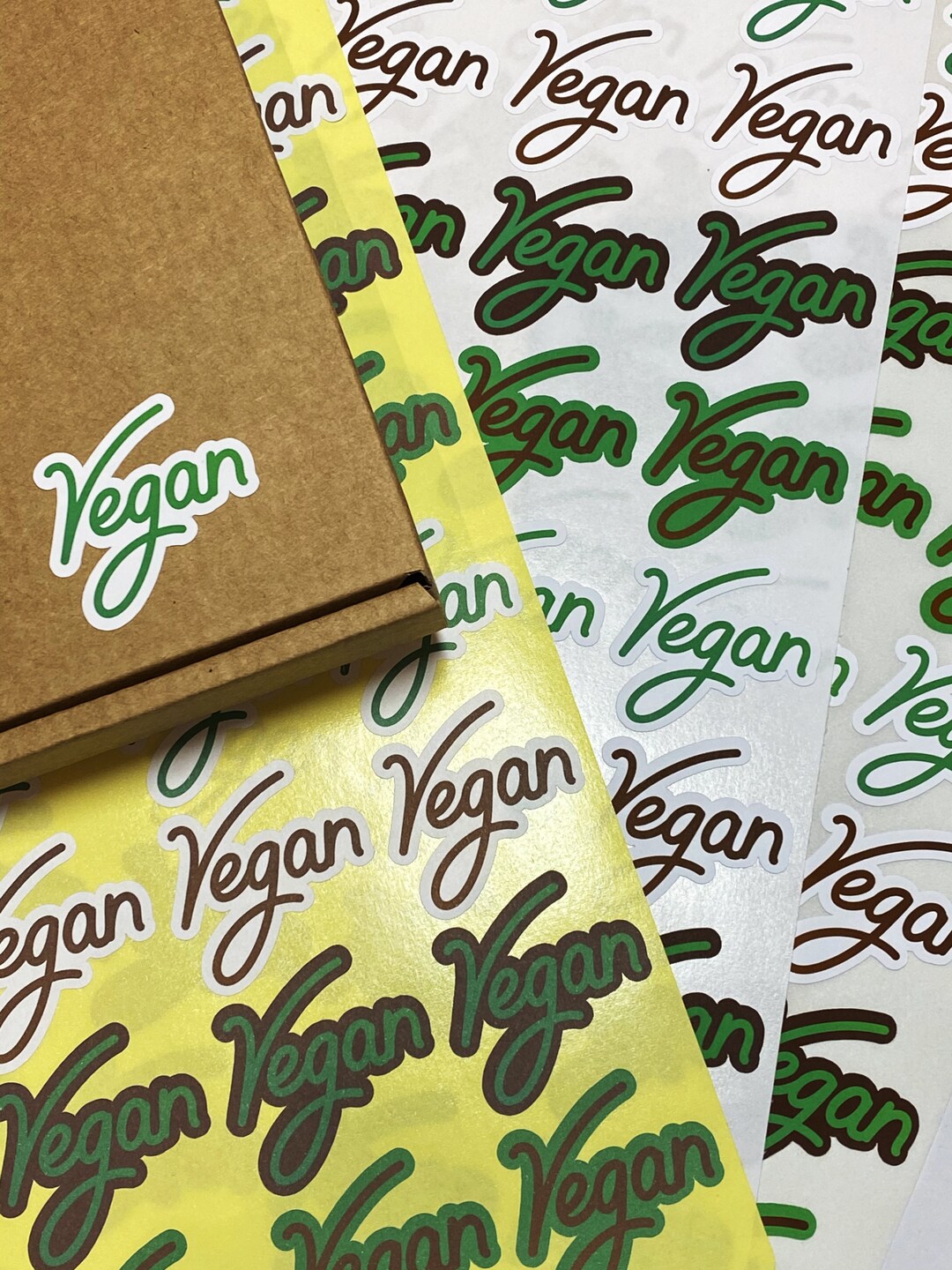 Vegan Stickers, Packaging Stickers, Parcel Stickers, Product Stickers ...