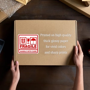 Fragile Parcel Stickers, Handle With Care Stickers, Keep Dry Stickers ...