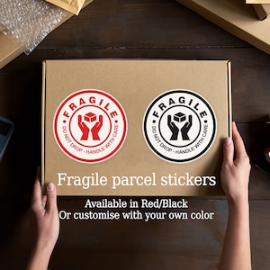 Fragile Parcel Stickers, Handle With Care Stickers, Postage Stickers ...
