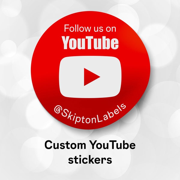 Youtube Stickers - Etsy UK
