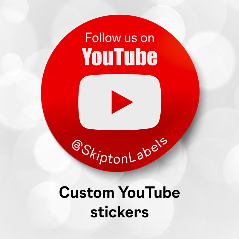 Youtube Stickers - Etsy UK