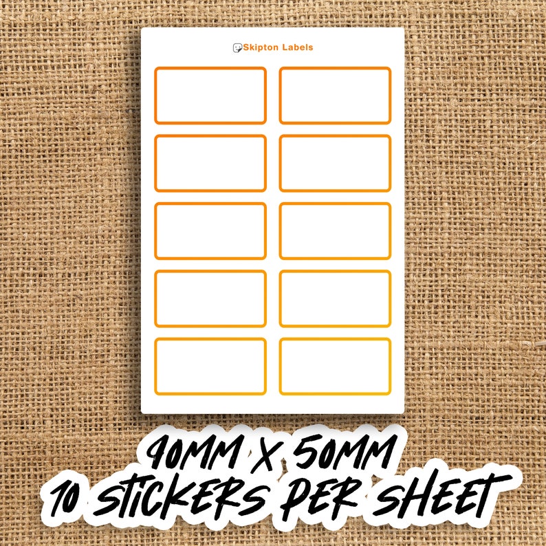 Custom Personalised Business Logo Rectangular Rectangle - Etsy UK