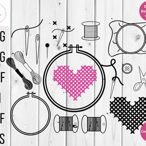 Cross Stitch Svg, Cross Stitch Clipart, Cross Stitch Quotes, Embroidery ...