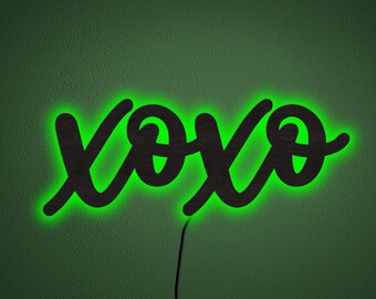 Xoxo Light up Sign - Etsy