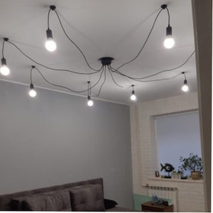 Spider Light Spider Light Fixture Spider Chandelier Modern - Etsy