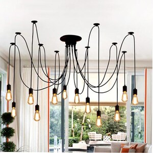 Spider Light Spider Light Fixture Spider Chandelier Modern - Etsy