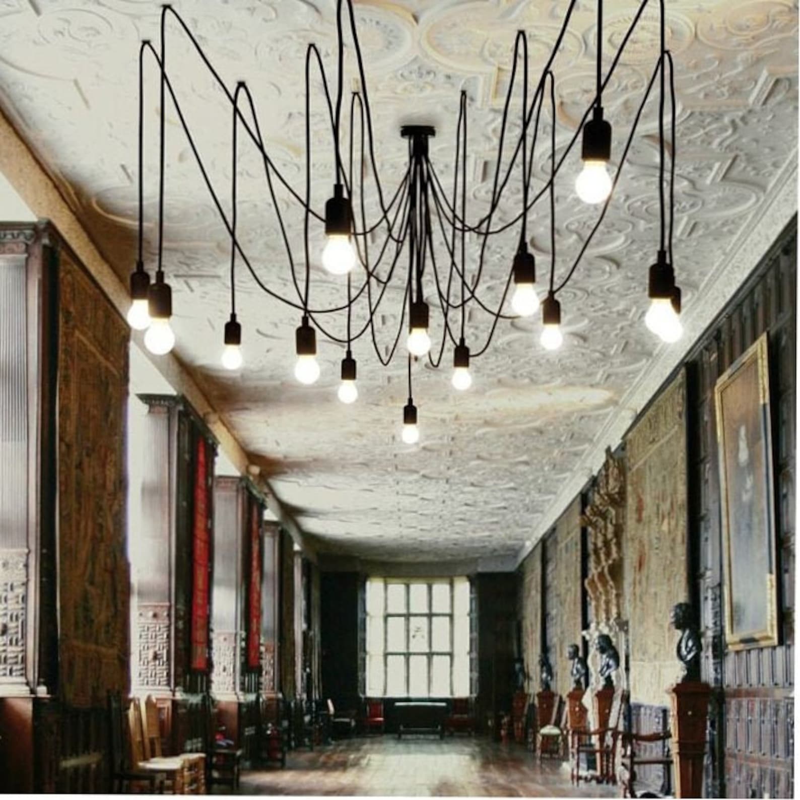 Spider Light Spider Light Fixture Spider Chandelier Modern - Etsy