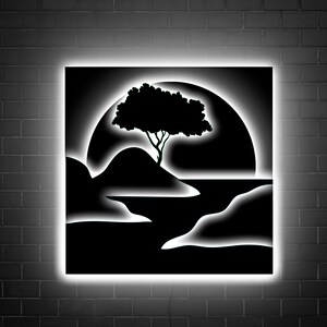 Moon Neon Sign, Moon Wall Light, Moon Led Light, Led Wall Art, Led Wall ...