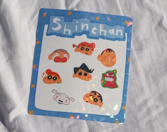Crayon Shin Chan Sticker Sheet - Etsy