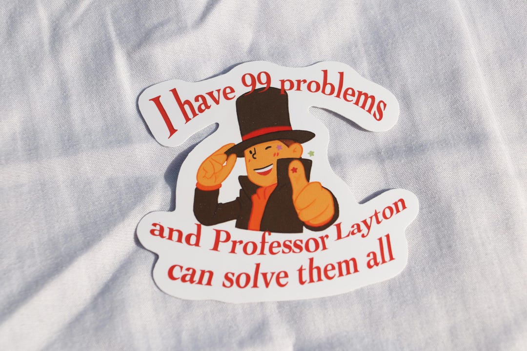 Professor Layton - Sticker - Etsy
