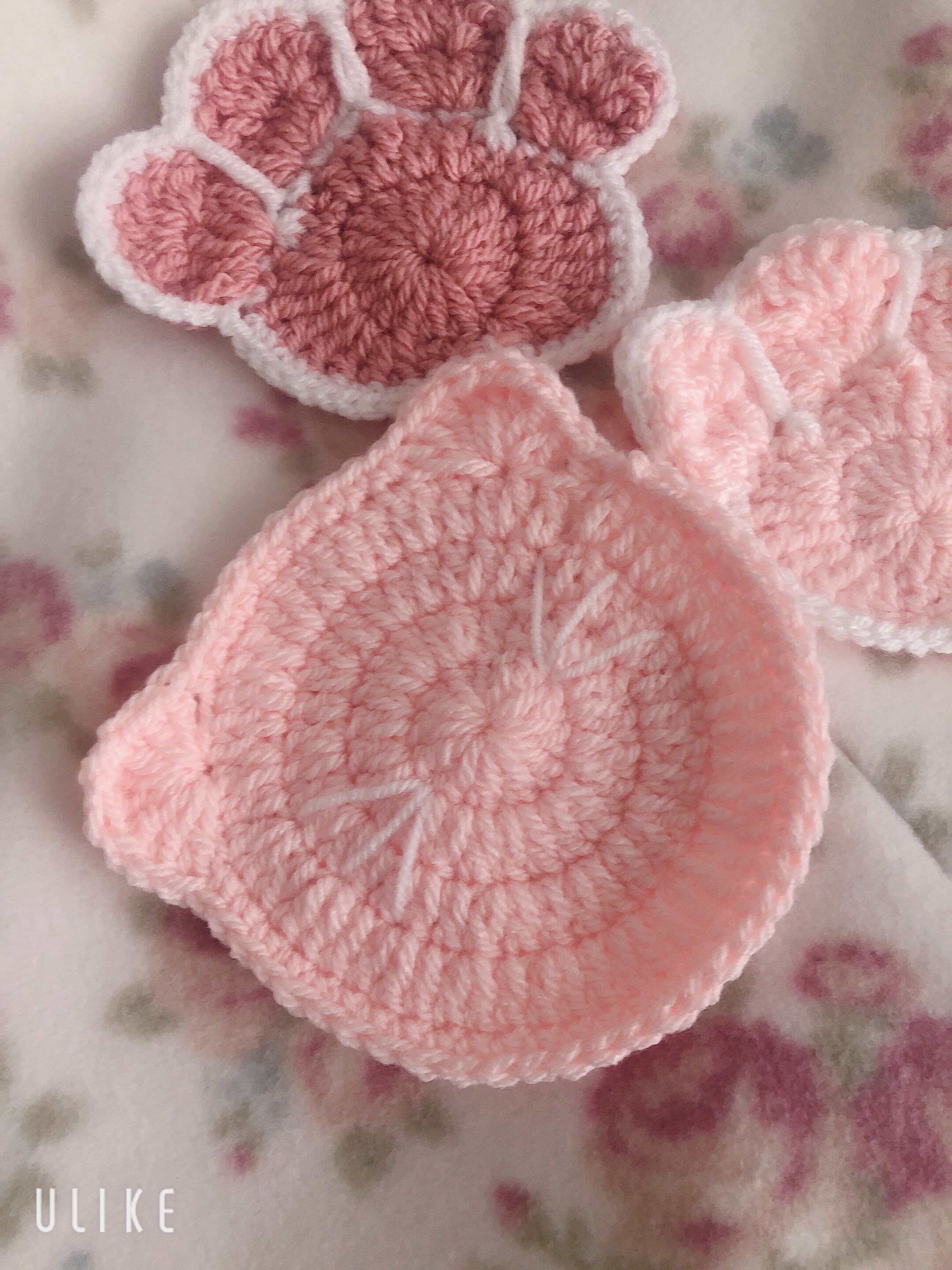 Crochet Pattern Cat & Paw Coaster 2FOR1 Animal Paw Print - Etsy