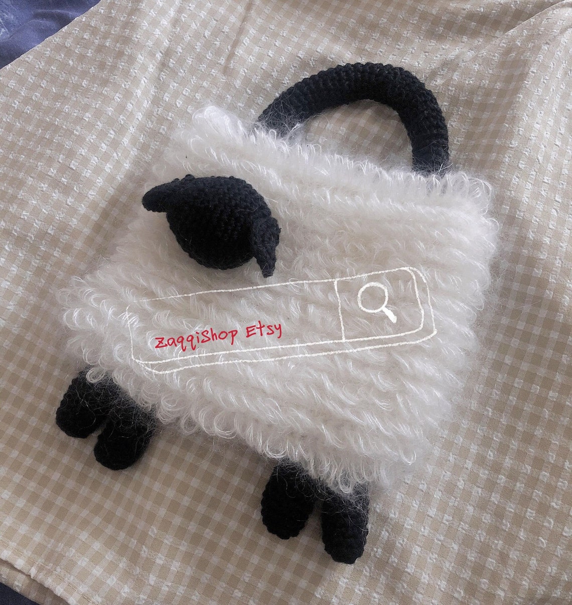 Crochet Pattern Sheep Crochet Handbag Crochet Bag Crochet - Etsy