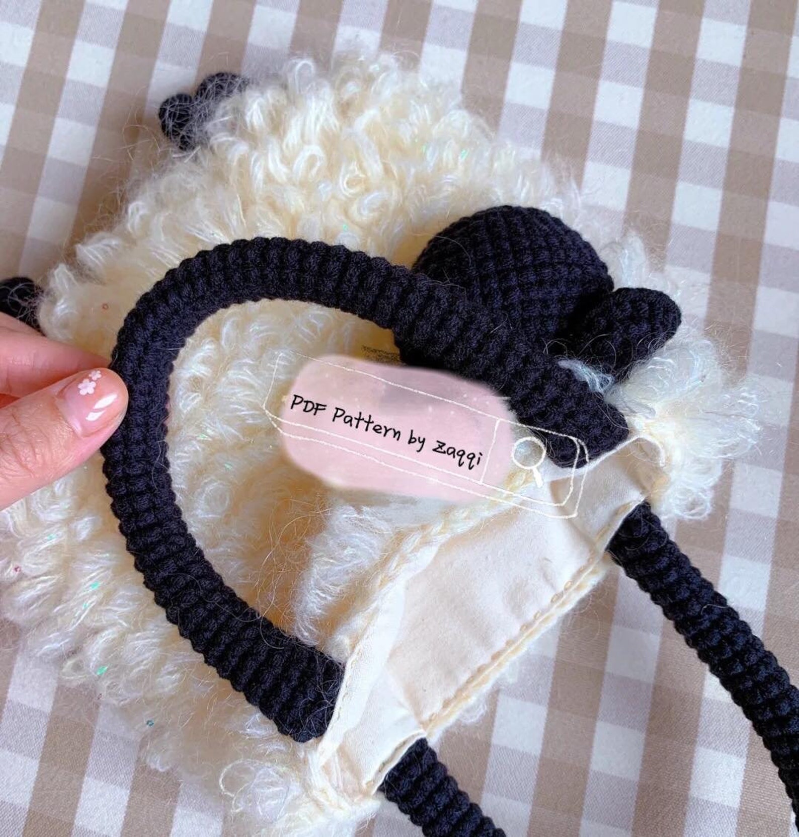 Crochet Pattern, Sheep Crochet Handbag, Crochet Bag, Crochet Purse ...